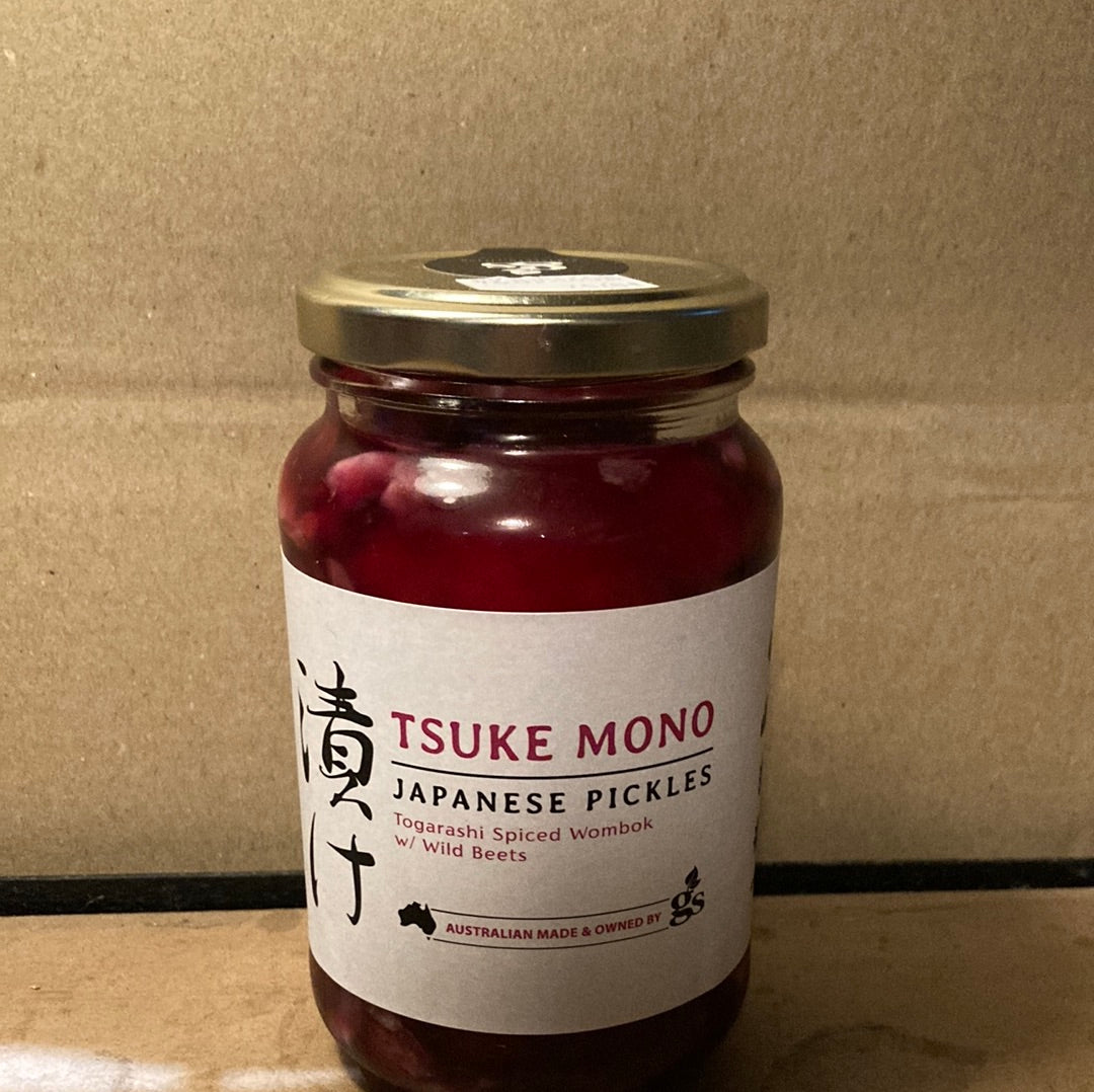 Tsuke Mono Togarashi Spiced Wombok w/ Wild Beets Japanese Pickles 400g ...