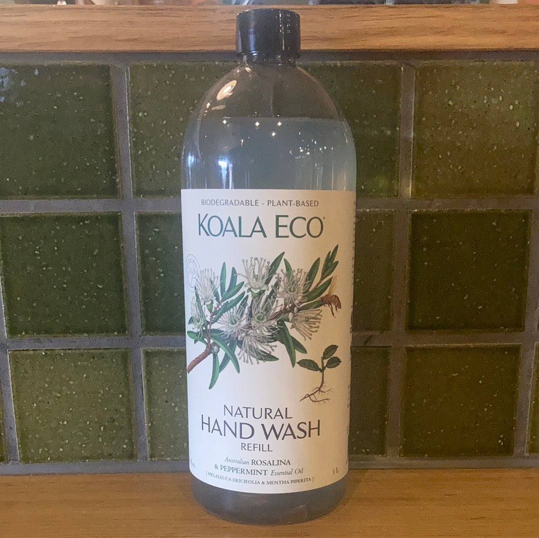 Koala Eco Hand Wash Rosalina and Peppermint 1L – Rhubarb Rhubarb Organics