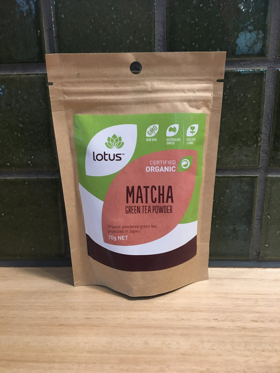 Lotus Matcha Powder 70g – Rhubarb Rhubarb Organics