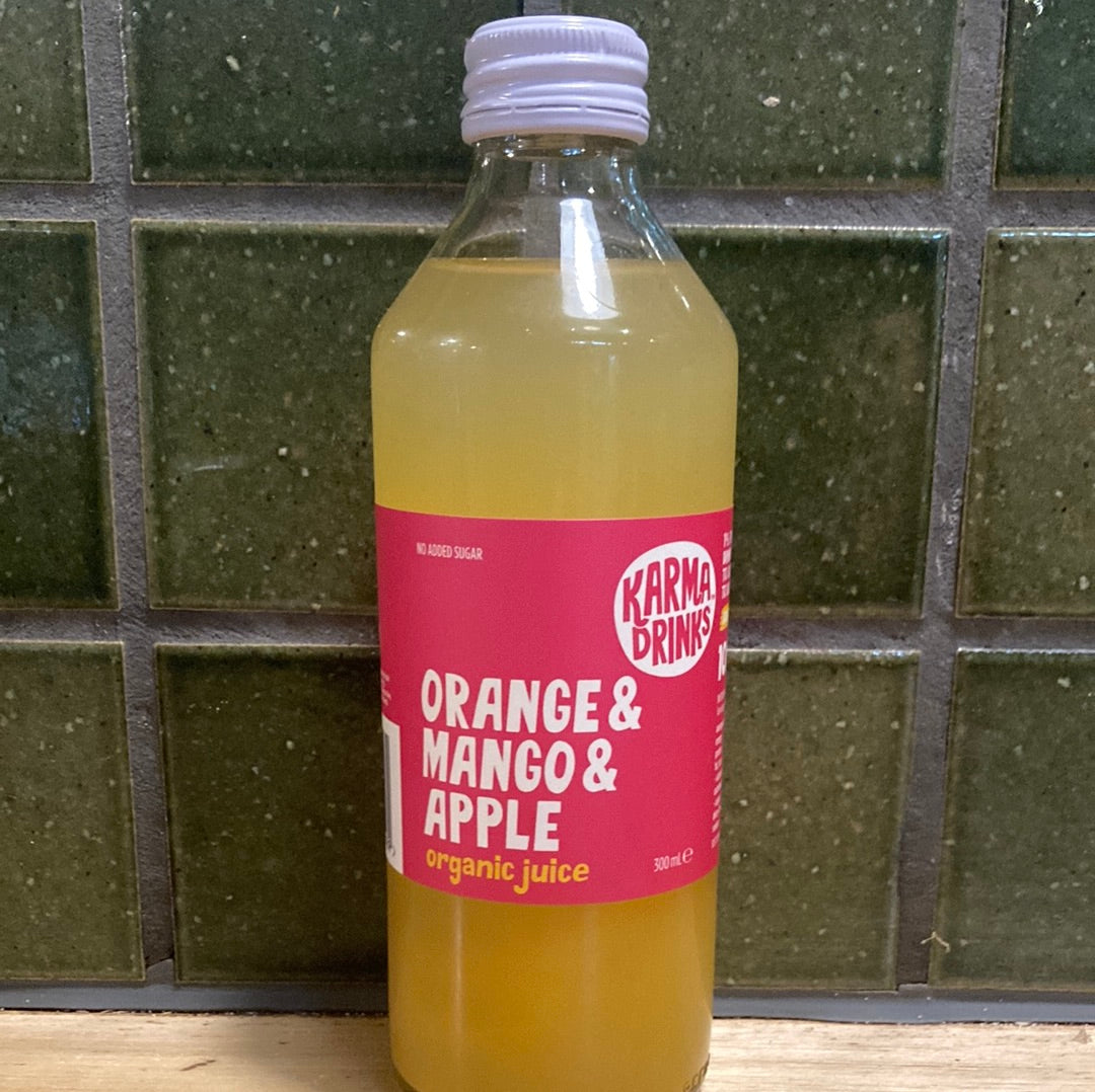 Karma Drinks Organic Orange, Mango and Apple Juice 300ml – Rhubarb ...