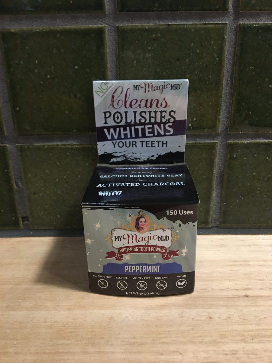 My Magic Mud Whitening Tooth Powder Peppermint 30g – Rhubarb Rhubarb ...