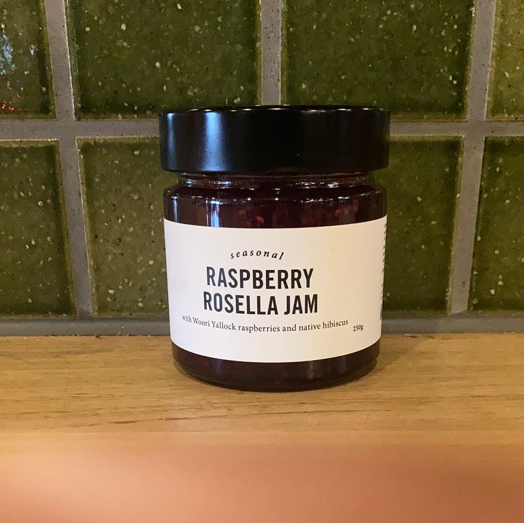 Streat Raspberry Rosella Jam 250g – Rhubarb Rhubarb Organics
