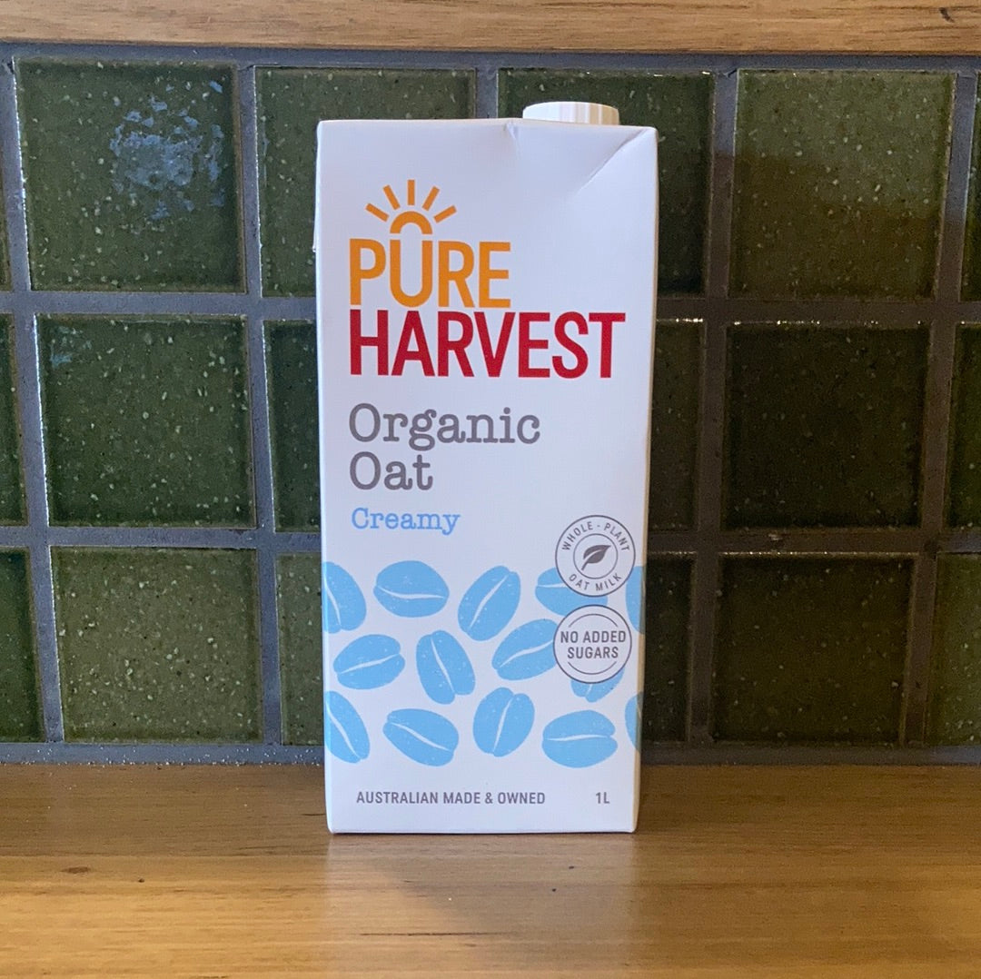 Pure Harvest Oat Milk Creamy 1L – Rhubarb Rhubarb Organics