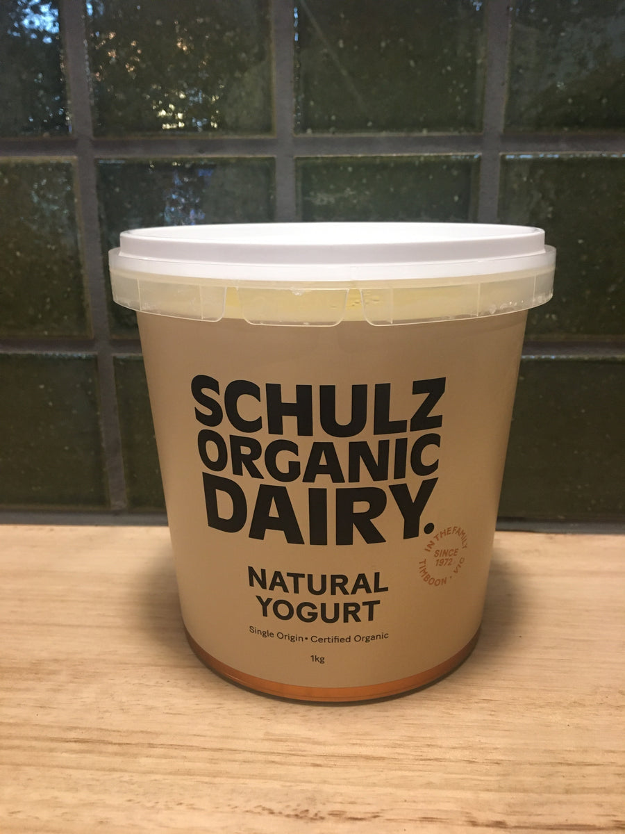 Schulz Yoghurt Natural 1kg – Rhubarb Rhubarb Organics