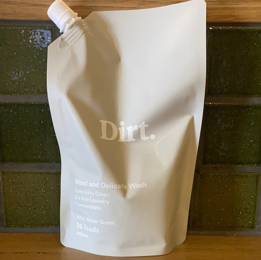 Dirt Wool and Delicates Wash Refill 450ml – Rhubarb Rhubarb Organics