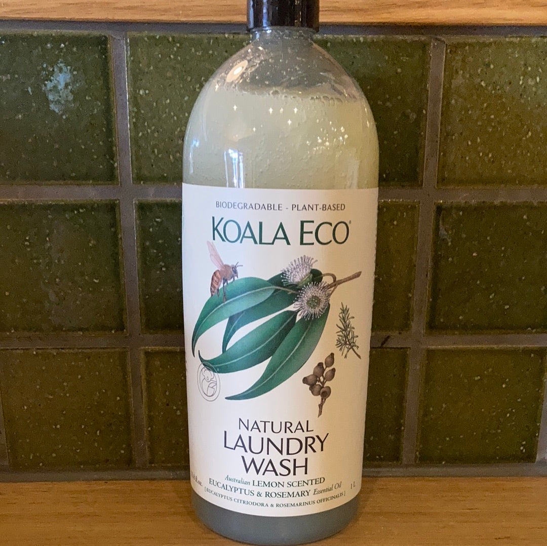 Koala Eco Laundry Wash Lemon Scented Eucalyptus and Rosemary 1L ...
