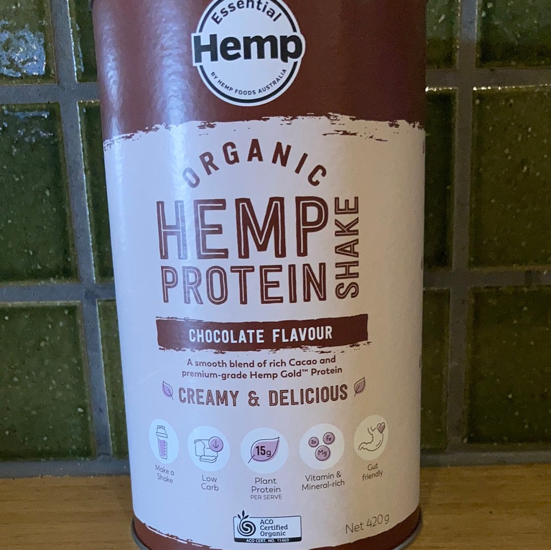 Essential Hemp Organic Hemp Protein Chocolate 420g – Rhubarb Rhubarb ...